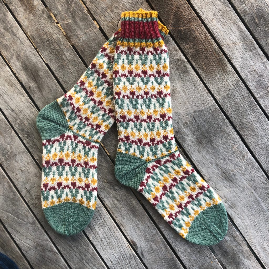 METTE – Fair Isle Sock with Short Row Heel – Arne & Carlos Shop