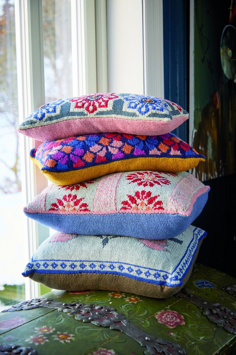 8 Knitted Cushion Patterns. Northern Lights Bundle. – Arne & Carlos Shop